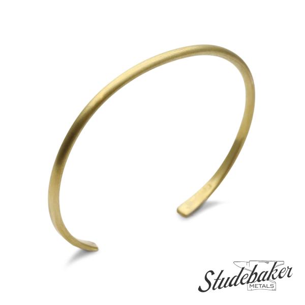 STUDEBAKER METALS スチュードベーカーメタル 【 Fineline CHAMPION CUFF ( American Brass / Brushed ) チャンピオン カフ バングル 】[ 正規品 ] ブレスレット ブラス ...