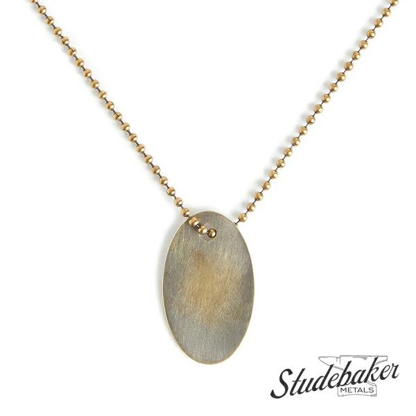 STUDEBAKER METALS スチュードベーカーメタル 【 HEX TAG CHAIN / タグ チェーンネックレス 】[ 正規品 ] ペンダント ドッグタグ ボールチェーン メンズ レディース ユニセックス ペア プレゼント ブラス...