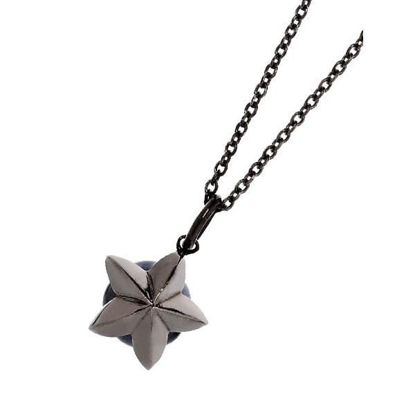 TOMASZ DONOCIK トーマス ドノチック 【 Rising Star &amp; Hematite Pendant [ PNDT10 BS H SM ] 】[ 正規品 ] ネックレス ペンダント スター 星 チェーン ブラック ロ...