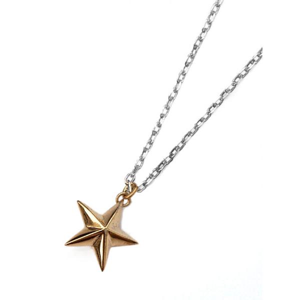 TOMASZ DONOCIK トーマス ドノチック 【 SILVER STAR NECKLACE (SILVER × GOLD STAR) [ PNDT17 S GS ] シルバースターネックレス 】[ 正規品 ] ペンダント 星 チェーン...