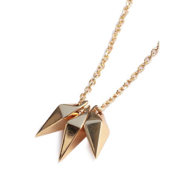TOMASZ DONOCIK トーマス ドノチック 【 3JAW SHARD NECKLACE (Gold Plated) ジョー シャード ネックレス ゴールド プレート [ PNDT18 GS ] 】[ 正規品 ] ペンダント 3連 ラ...