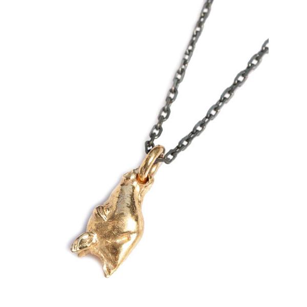TOMASZ DONOCIK トーマス ドノチック 【 SINGLE SMALL HORSE HEAD NECKLACE [ PNDT7 GS OS ] ホースヘッドネックレス 】[ 正規品 ] ペンダント 馬 チェーン ゴールド ブラック...