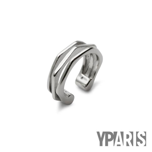 YPARIS ワイパリ 【 Bolty Silver [ C16EC11B ] イヤーカフ 】[ 正規品 ] イヤカフ 片耳用 シルバーカラー ノンホールピアス イヤリング プレゼント ユニセックス ギフト ペア メンズ レディース 人気 ...