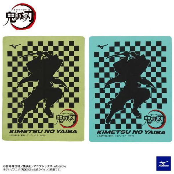 【鬼滅の刃】キャラクターのシルエットと特徴的な紋様柄品番　　　N2JY2096品名　　　吸水タオル（セーム）本体価格　￥2,300サイズ　　34×44cmカラー　　31：ライトグリーン　33：グリーン素材　　　本体：PVAスポンジ　中芯：ポ...