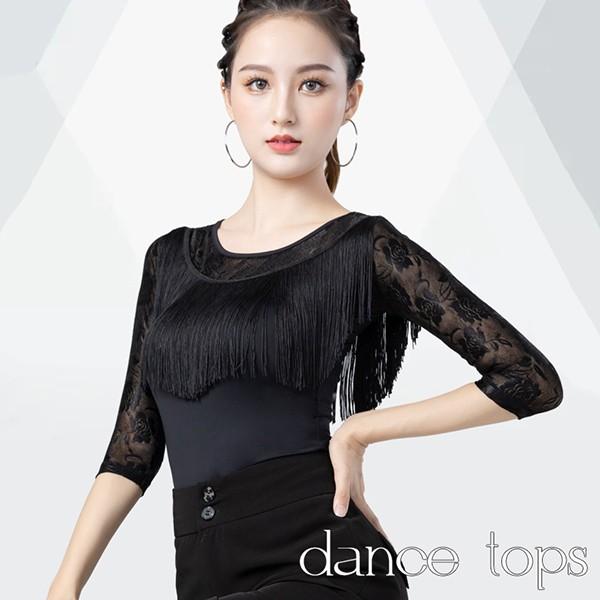 [ セット内容 ]ダンストップス１点「記載のないアクセサリー、小物等は付属しません」[ カラー ]ブラック[ 素材 ]ナイロン[ サイズ ](cm)M/バスト80　  　  着丈52 袖丈41L/バスト84　  　  着丈53 袖丈422L...