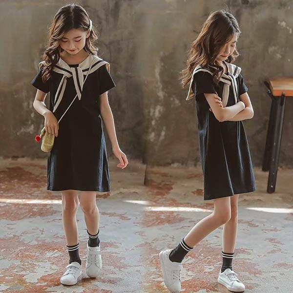 [ セット内容 ]ワンピース（記載のないアクセサリー、小物等は付属しません）[ カラー ]ブラック[ 素材 ]コットン[ サイズ ](cm)140/ワンピース丈76　バスト96　肩幅31　袖丈21150/ワンピース丈81　バスト100　肩幅...