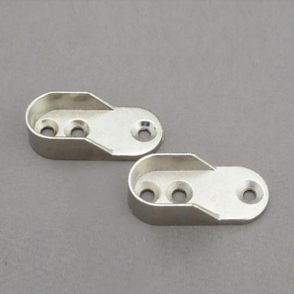 ■商品名■楕円ハンガーパイプ用】Uブラケット1組2個入り寸法：44mm×20mm楕円パイプセット（別売り）用のエンドブラケットです。セットにも同じものをお付けしておりますが、追加用としてお使いください。