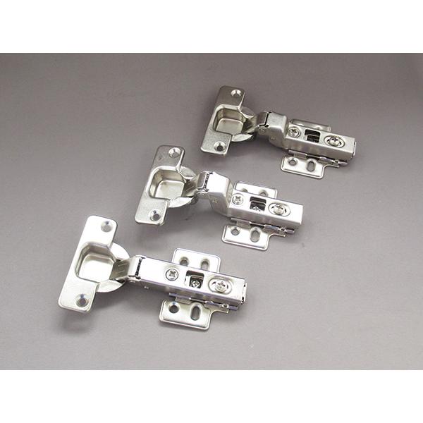 ■商品名■ ワンタッチ式スライド丁番 0mm 9mm 19mm寸法：開き角度×カップ径×掘り込み深さ×扉厚  105°×35×11.3×15〜22主流の35Фカップでさまざまな箇所でお使いいただけます。蝶番 ドア スライド 丁番 ヒンジ カ...