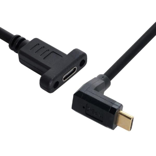 カ ラー：ブラックアップアングルタイプスタイル：アップダウンタイプType CコネクタはUSB 3.1用の新しいデザイン、Type Cコネクタ用のリバーシブルデザインリバーシブルプラグの向きとケーブル方向スケーラブルな電力充電をサポート10...