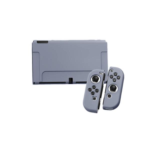 カ ラー：スカイグレー対応機種：任天堂Nintendo Switch ニンテンドー スイッチ有機ELモデル柔軟性と頑丈さを兼ね備えているTPUゴムで作られており、本体を全面カバーでき、衝撃や傷、汚れなどからしっかり保護しますケースを付けたま...