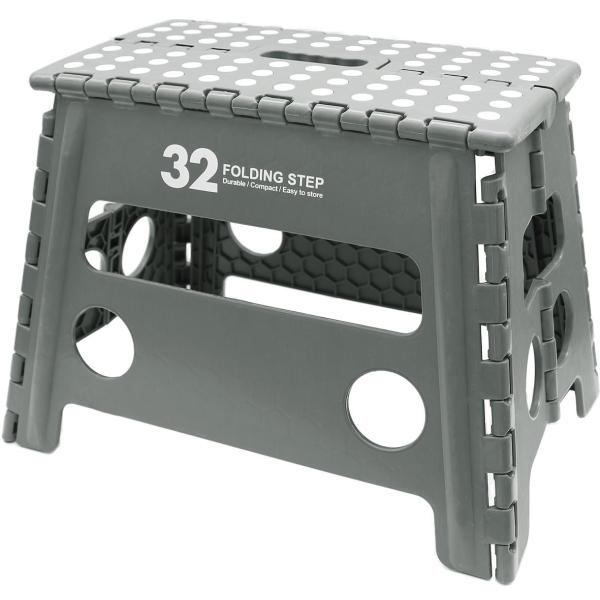 カ ラー：ダークグレーサイズ：Mediumスタイル：GW32サイズ(約):使用時/45×30×32cm、収納時/45×46×4.5cm、天板/38×22cm商品重量:約1.8kg材質:ポリプロピレン・合成ゴム耐荷重:約100kg