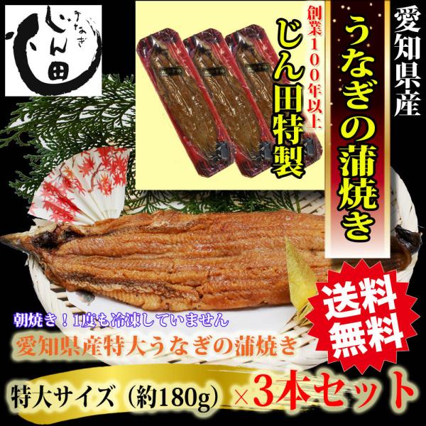 ＜商品内容＞【じん田特製愛知産特大うなぎの蒲焼き】特徴：活鰻をはじめとする川魚の卸問屋を営む当店では、その時期、その時々に、最も脂がのった筋の良い鰻を厳選し、皆様にお届けしております。味：こだわりの”秘伝のタレ”が絡んだ、やさしくも香ばしい...