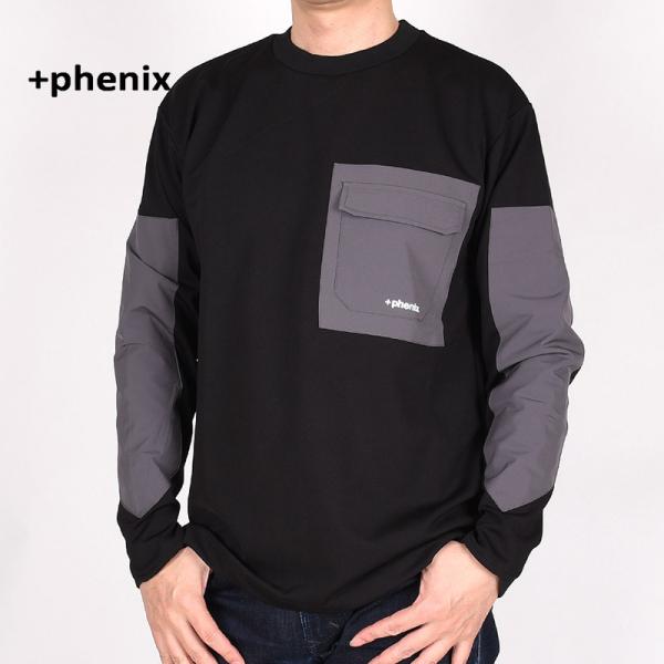 ■ メーカー フェニックス■ 品名+phenix Stretch Pocket Tee■ 商品番号POT-21001 SN90■ カラーSN90:ブラック ■素材素材：ポリエステル95%ポリウレタン5%■サイズS（着丈69cm　肩幅46ｃｍ...