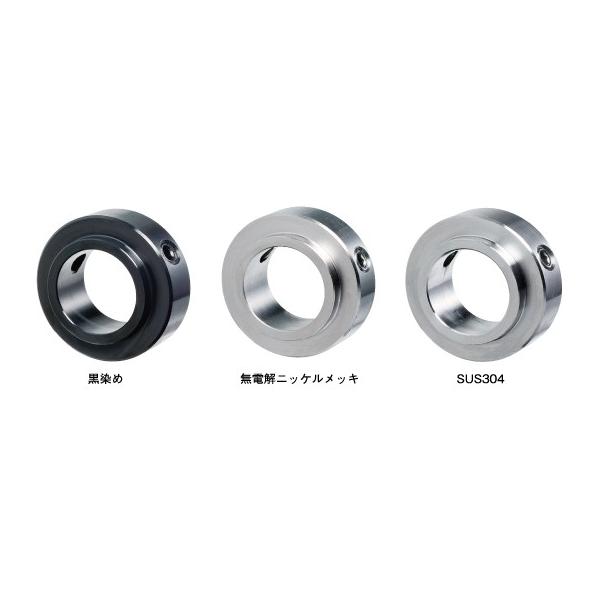 ●材質／表面処理：鉄 S45C／無電解ニッケルメッキ●適合ベアリング：6203ZZ●内径φB：17●ボス径φD1：24.2●幅L：13●幅L1：3●外径φD：28●締付ネジM：M6×6