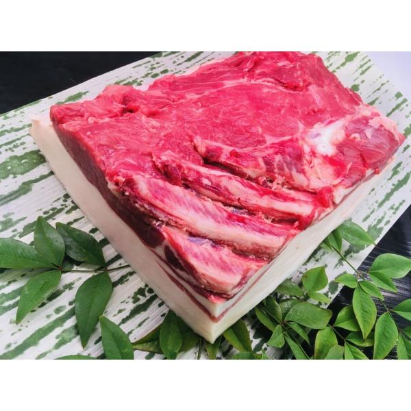 広島県産　天然猪上撰ローススライス　（上記の写真に近い商品をスライスしたものです）焼肉、鍋などに通常　１〜1.5ｍｍでスライスします（焼肉希望の方は焼肉スライスと備考欄にご記入ください内容：500g×２包装商品：冷凍　賞味期限：別途記載※ブ...