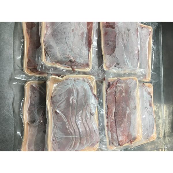 広島県産　天然猪　赤身肉スライス　５ｋｇ通常　鍋用スライスとなりますご要望くだされば　鍋、焼肉用きりわけます内容　５００ｇごと真空包装　冷凍品（賞味期限は商品ごと記載）