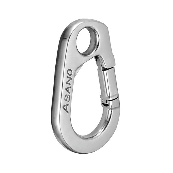 インターロック方式を採用する事により、従来のスナップリングに比べて製品重量を大幅に増やすことなく、強度アップを施した製品です。※材質：特殊ステンレススプリング＝SUS304ロックピン＝HBsB止めねじ＝SUS304[ マリン金具 船具 ステ...