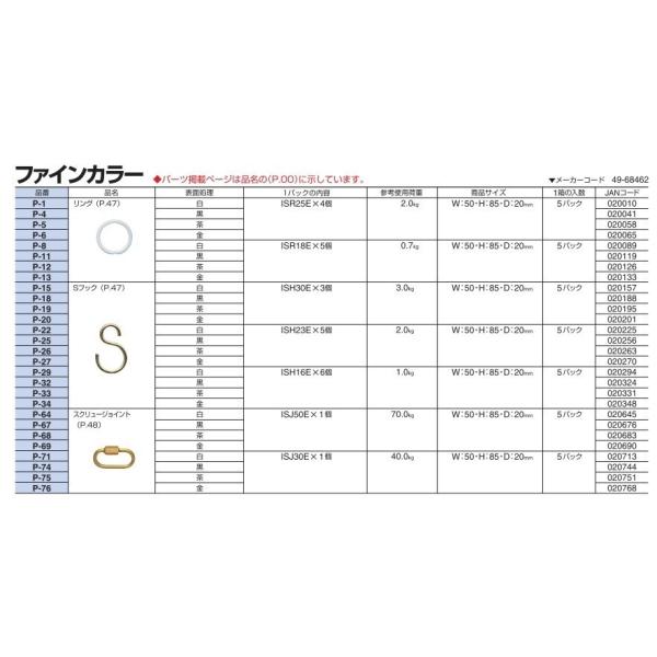 ※メール便配送をご希望の場合、代引決済不可です。・品番： ISJ30E のパック品になります。・合計入数：5個[ ニッサ NISSA CHAIN パーツ 部品 金具 チェーン ワイヤー 接続 スクリュージョイント スクリュー ジョイント 結...