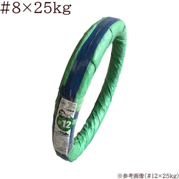 ●他商品との同梱発送はできません。●寸法外径：4.0mm内径：3.2mm長さ：約350m●25kg巻での発送です。カットは承れません。[ PVC被覆 カラーワイヤー 結束線 針金 鉄線 番線 工作 ホビー 手芸 園芸 農園 ビニールハウス ...