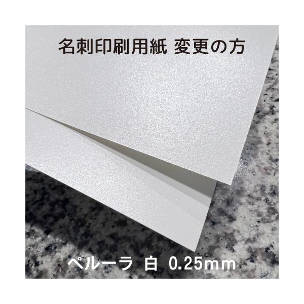 印刷用紙　10枚‐名刺・カード100枚用■商品名 / ペルーラ 白■用紙サイズ　A4(297mm×210mm)※表示価格は、名刺と一緒にご購入いただいた場合の金額です。※名刺と同時購入の場合は送料無料です。