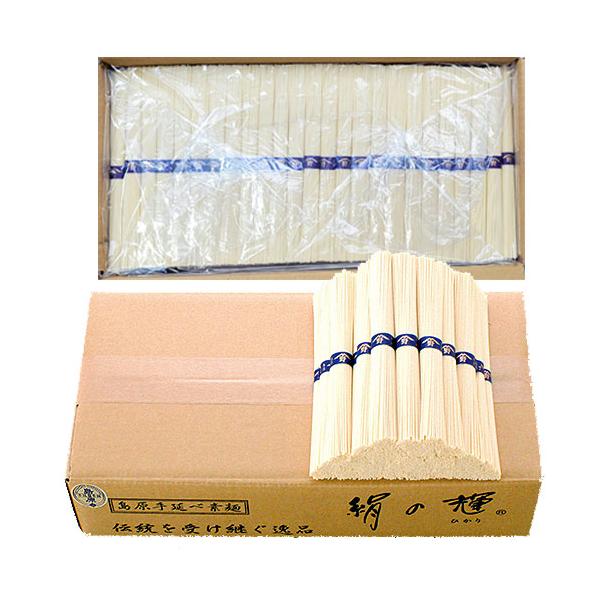 名称 手延べそうめん（乾麺）内容量 5kg(50gx100束）原材料名 小麦粉、食塩、ごま油、澱粉アレルゲン情報 小麦Allergy Information：Wheat※本製品工場では、そばを含む製品を生産しています。製造者 有限会社野村屋...