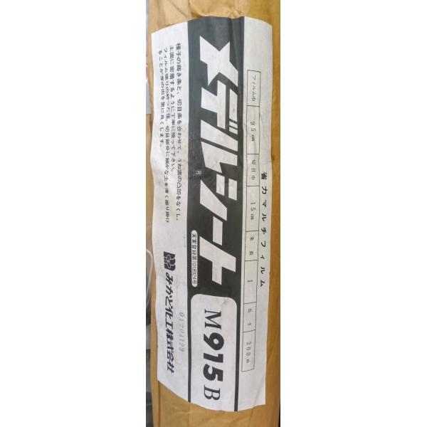 メデルシート　黒　２００ｍ巻95cm幅の黒マルチにセンター15cm部分に横スリットが入ったマルチです。野菜苗の株元への潅水が容易であったり、馬鈴薯のように土から芽だしする場合にもスリット部分からスムーズに芽出しをすることが可能です。輸送時に...