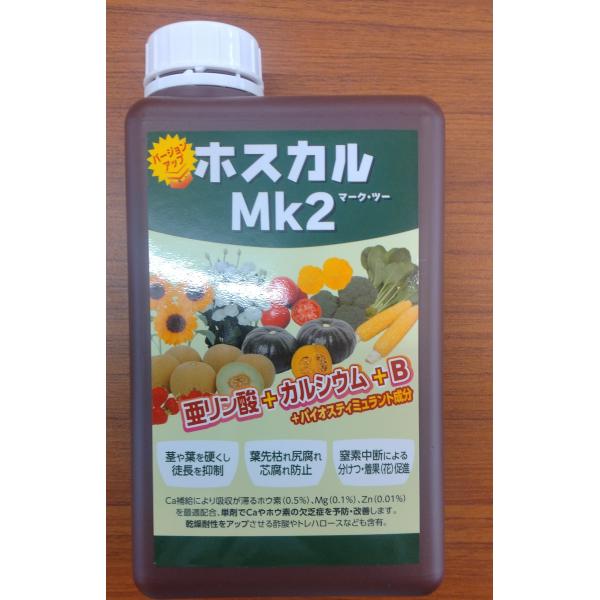 ホスカルのアップグレード版の亜リン酸カルシウム液肥になります。《ホスカルＭｋ２の特長と効果》各種ミネラルの吸収・肥効を高める「酢酸」「トレハロース」などバイオスティミュラント（BS）成分を最適配合し、BS 資材としての機能性も向上しています...