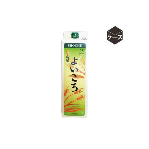 軽いタッチの飲みやすい麦焼酎パックの普及品。蔵元：若松酒造産地：鹿児島県主原料：麦アルコール度数：25％容量：1800ml入数：6本