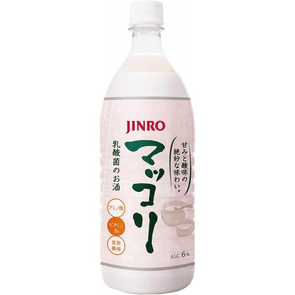 眞露 JINRO マッコリ ペット 1000ml×1本 眞露 JINRO マッコリ ペット<br><br>韓国伝統の乳酸菌のお酒。甘未と酸味の絶妙な味わい。たっぷり楽しめる1,000mlボトル