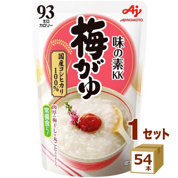 食べたいときにすぐ食べられる！ふっくらおかゆ国産コシヒカリに、肉厚の梅干を丸ごと入れて炊き上げた風味豊かな梅がゆです。「味の素kk おかゆ」はすでに炊き上がった状態なので、あたためずにそのままでも美味しくお召し上がれます。
