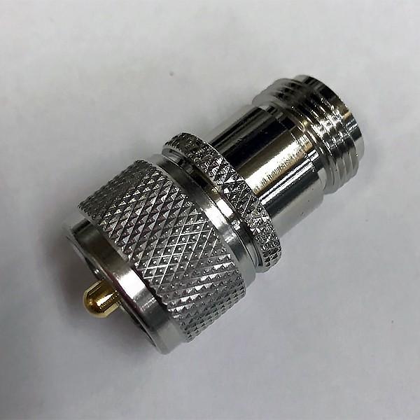 使用例：N型の同軸ケーブルをM型の無線機に接続する場合★『ゆうパケ』（全国送料一律360円）対応商品です！●配達日時および曜日の指定はできません。●商品代金引換はご利用はできません。●お客様のポストへの投函になりますので、盗難や汚損、破損、...