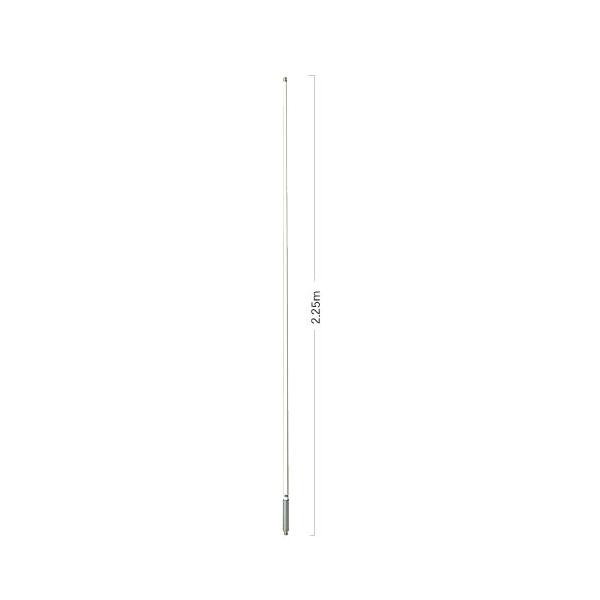 4月1日より価格改定されます。入荷が4月1日以降になりますので、価格改定後の販売価格です。●ラジアルが不要なので、マリンをはじめ、地上の基地局用としてご使用いただけます。●「取付金具」は、ステンレス製を採用し、耐腐食性に優れています。●アン...