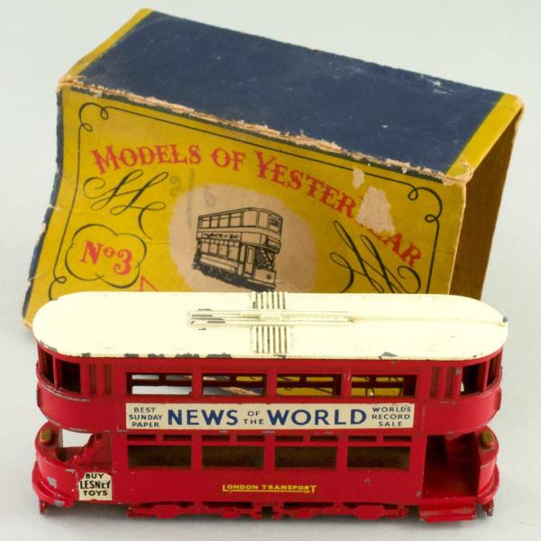 メーカー：イギリス レズニー（Lesney Products）原産国：イギリス素材：金属/樹脂スケール：1/130外箱：あり。両サイドの蓋がありません。商品状態：中古品（古物）です。汚れ・腐食・色ハゲがあります。その他：イギリスのアンティー...