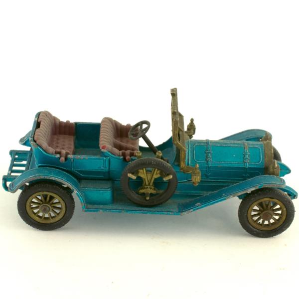 メーカー：イギリス レズニー（Lesney Products）原産国：イギリス素材：金属/樹脂スケール：不明サイズ：長さ100mm x 幅38mm x 高さ45mm（約）重さ：69g（約）外箱：なし。商品状態：中古品（古物）です。色ハゲ・汚...