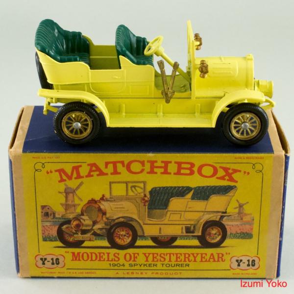 メーカー：イギリス レズニー（Lesney Products）原産国：イギリス素材：金属/樹脂スケール：1/45外箱：あり。破れ・しわがあります。商品状態：中古品（古物）です。色ハゲ・汚れ・腐食・傷があります。座席は嵌め込みです。簡単に外れ...