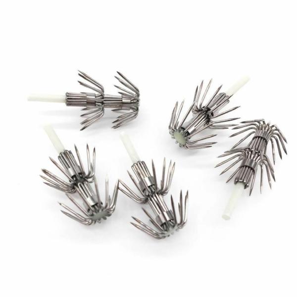 エギ修理用カンナ『Lサイズ』10本です♪餌木のカンナ交換。スッテのカンナ交換にご活用くださいませm(__)m商品スペックサイズ‥Lサイズ『3.0#』材質‥『ステンレス鋼』針数‥14本自重、サイズの詳細は画像をご覧下さい。〜発送について〜※普...