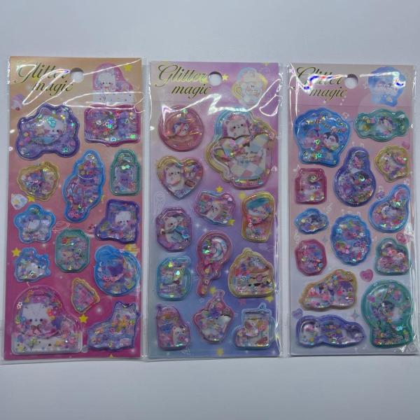 ━━━━━━━━━━━━━━━━━━ぷっくり可愛いウォーターシール（3枚セット）━━━━━━━━━━━━━━━━━━手帳・ノート・スマホケースなどのデコにぴったり♪立体感のある「ぷっくり3D」デザインで、貼るだけで一気に可愛く華やかになりま...