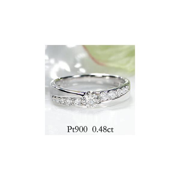 Pt900 0.48ct ダイヤモンド リング 人気 ダイヤ プラチナ Pt900 0.48ct ダイヤモンド リング 人気 ダイヤ プラチナ