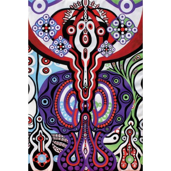 CROSS COUNTER round 3のジャケットになったChristmas flower Tree。こちらをポストカードに致しました。デザインはSanae Iezumi(Charchin)さんです。クリックポストでの発送となります。最...