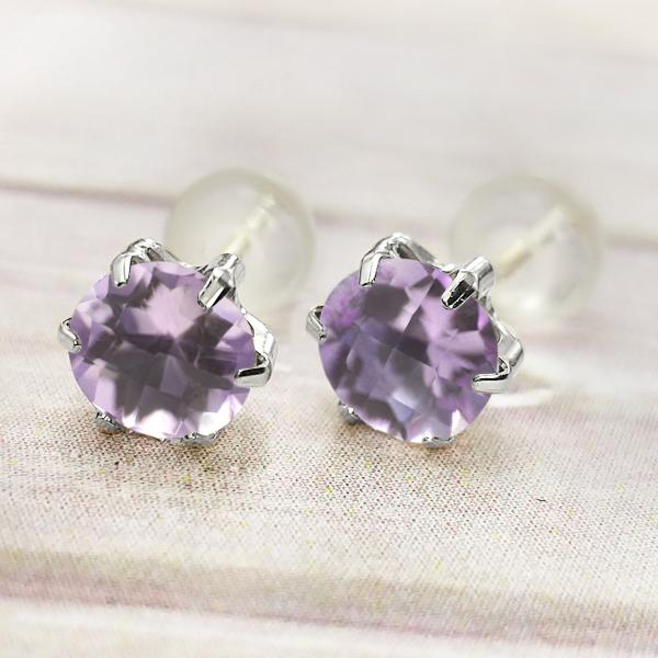 最新の加熱技術が生み出した、高い透明感が魅力のラベンダーアメジスト。天然のアメジストから微妙な温度管理により、アメジストの中でも薄紫色に近いラベンダーカラーを引出すことに成功。このラベンダーアメジスト大粒の５mm石に、カット面が多く手間のか...