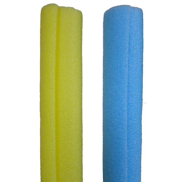 足場支柱養生クッション材養生Ｃクッションは、クサビ式足場のポケットを覆うサイズの発泡養生材です！営業中の店舗や住宅の出入口での住人の事故防止に役立ちます黄色/青色2色あります規格：長さ1700Ｌ適用寸法〜120φ色：黄色・青色梱包数：40本