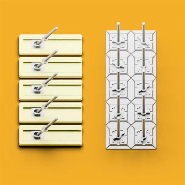 くさび式足場のAタイプを元にした1/10サイズの足場模型で、ジャッキベースのセットです！・ジャッキベース（アンダーベース付き）　10個セット・下屋ジャッキ+ルーフベース　5個セットからご選択ください。【足場規格】くさび式足場Aタイプ・Bタイ...