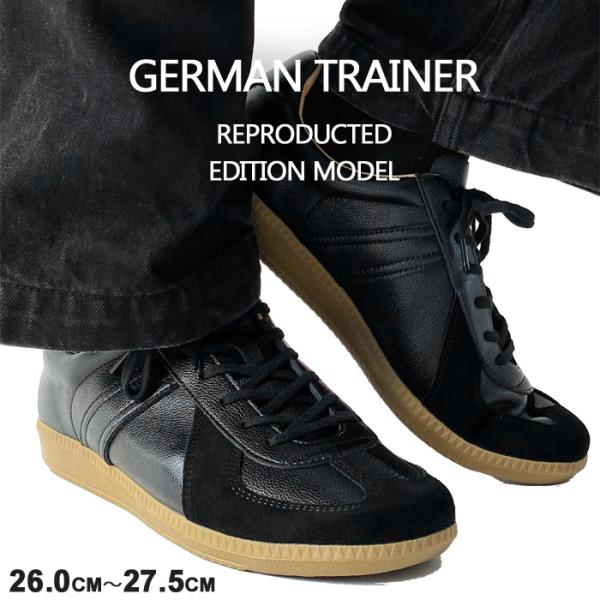 実力派シューズメーカーであるリアルワークスが「GERMAN TRAINER REPRODUCTED EDITION MODEL」として展開するジャーマントレーナーです。1970〜90年代にかけてドイツ軍のトレーニングシューズとして採用されて...