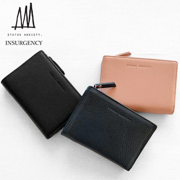 コンパクトでありながらフル機能シンプルながらも細かなところに拘りが光るSTATUS ANXIETYの2つ折り財布です。しっとり指先に馴染みもっちりとした味わい深い触感のレザー。スナップを開かなくても取り出し可能な小銭入れは、L字ファスナーに...