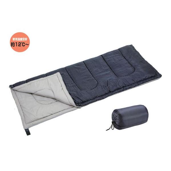 2シーズンシュラフ/寝袋 M-3473 フォルノ 封筒型シュラフ800 （ダークネイビー）キャプテンスタッグ(CAPTAINSTAG) アウトドア用品・キャンプ用品・激安寝具・防災・災害グッズとしても！ 寝袋・防災グッズ■表地は、軽く、丈夫...