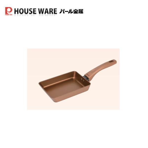 VISIONS GOLD Coating IH対応エッグパン 13×18cm CP-8816  硬質セラミック配合により高い耐久性を実現手に優しいソフトハンドルサイズ (約)全長370×幅140×高さ65mm