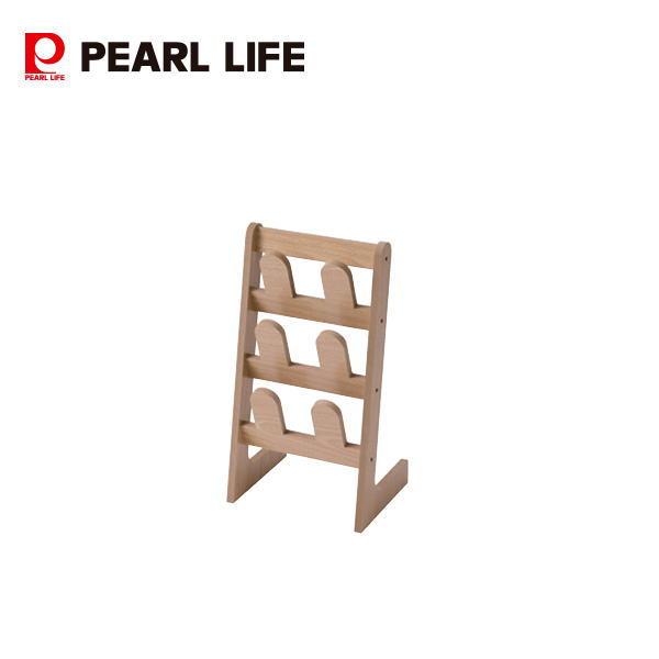 木製スリッパラック3段 N-7151   キズや汚れに強いメラミン表面加工。玄関廻りの整理整頓に。サイズ（約） 幅290×奥行230×高さ545mm 原産国 中国