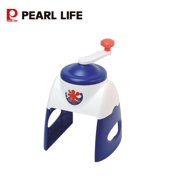 おうち氷屋さん 手動かき氷器 DD-8007   シャリシャリ、手動でかき氷。バラ氷OK。製氷カップ付。製品サイズ（約） 幅195×奥行180×高さ300mm 原産国 日本