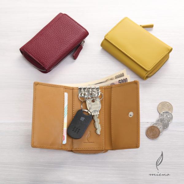 ●特長カード3枚収納●デザイン鍵だけじゃない小銭、紙幣、カードも入るマルチキーケース。●素材手に馴染みやすく柔らかい牛革ディーバレザーを使用。●スタイルドライブやお買い物などこれひとつでお出掛けできる万能ケース。重量：約80g≪単位cm≫【...