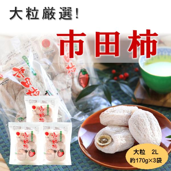 自然が織りなす白い姿、あめ色の果肉、上品な甘み。国産プレミアムドライフルーツ「市田柿」大粒のみを厳選。国内流通量、日本一。年間400万パックを超える市田柿商品だからこそ、一つ一つのパックを手作業で検査しています。・商品名いつもの市田柿 51...